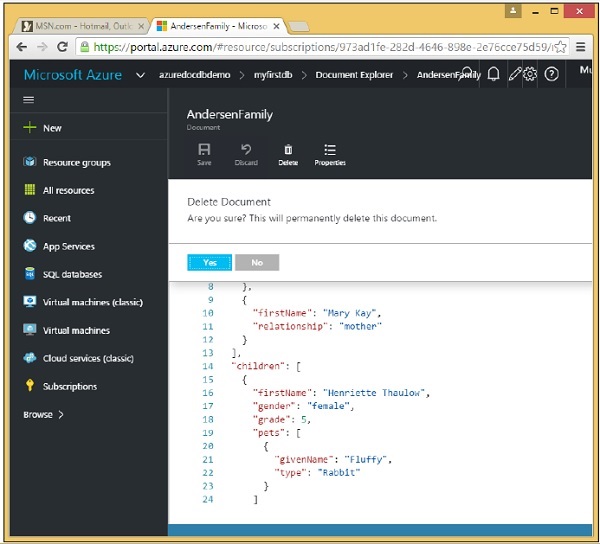 Documentdb 删除文档documentdb基础教程文档documentdb 删除文档学习手册 编程宝典
