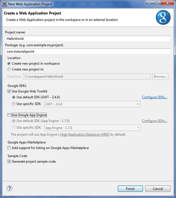 Gwt Creates The Application Gwtbasic Tutorial Documents Gwt Creates The Applicationlearning Manual