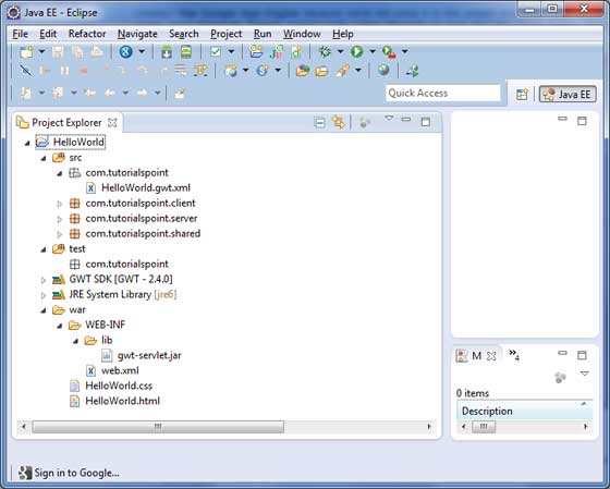 Gwt Creates The Application Gwtbasic Tutorial Documents Gwt Creates The Applicationlearning Manual