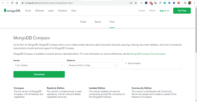 Mongodb Compass Guimongodbbasic Tutorial Documentsmongodb Compass 