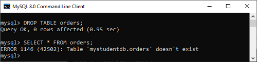 Mysql Drop表mysql基础教程文档mysql Drop表学习手册 编程宝典