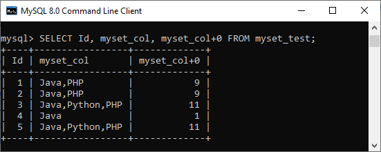 Mysql Setmysql基础教程文档mysql Set学习手册 编程宝典 