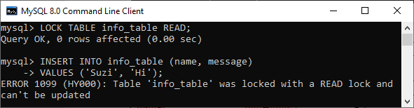Mysql 锁定表mysql基础教程文档mysql 锁定表学习手册 编程宝典