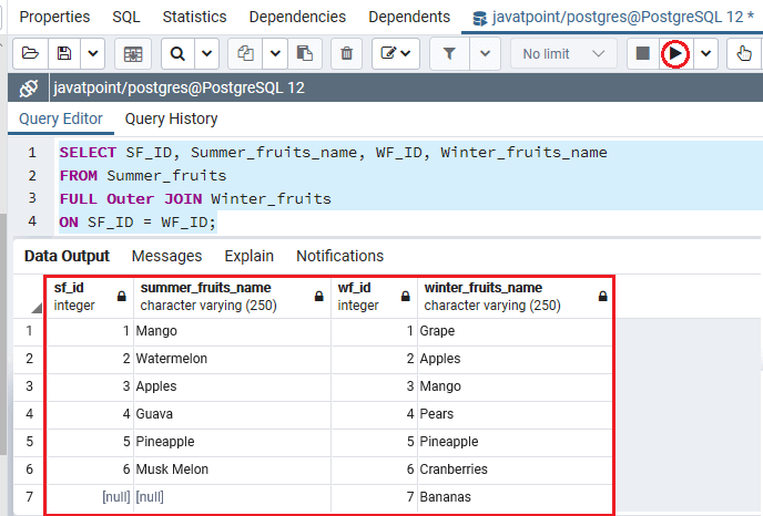 Postgresql Full Joinpostgresql基础教程文档postgresql Full Join学习手册 编程宝典