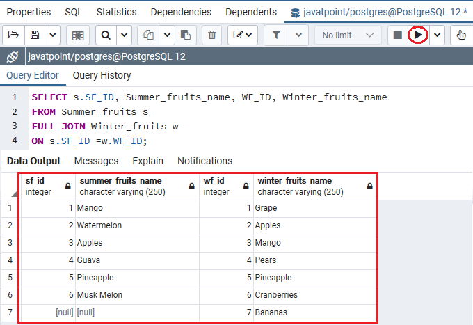Postgresql Full Joinpostgresql基础教程文档postgresql Full Join学习手册 编程宝典