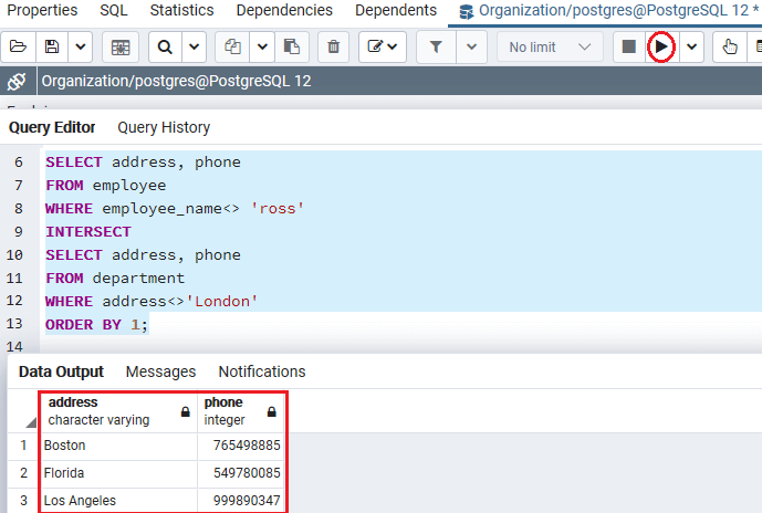 Postgresql Intersectpostgresql基础教程文档postgresql Intersect学习手册 编程宝典