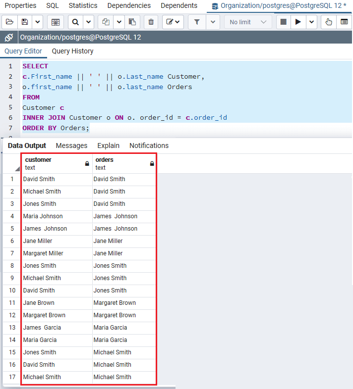 Postgresql Self Joinpostgresql基本チュートリアルのドキュメントpostgresql Self Join学習マニュアル