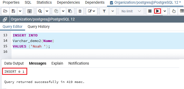 Postgresql Varcharpostgresql基本チュートリアルのドキュメントpostgresql Varchar学習マニュアル