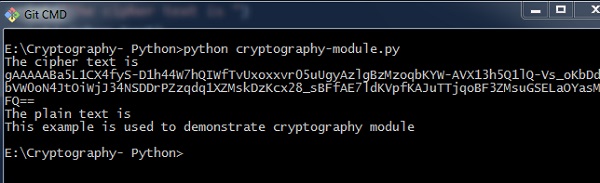 Python cryptography module(Python CryptographyBasic Tutorial Documents ...
