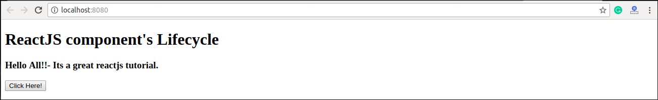 React 组件生命周期react基础教程文档react 组件生命周期学习手册 编程宝典