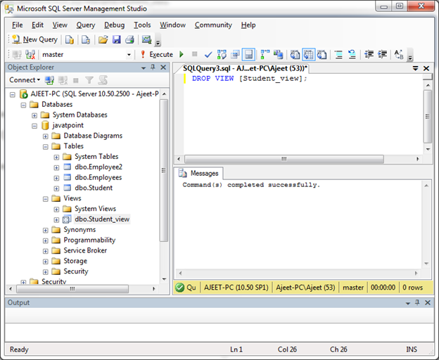 Sqlserver 创建视图sqlserver基础教程文档sqlserver 创建视图学习手册 编程宝典