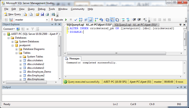 Sqlserver 禁用主键sqlserver基础教程文档sqlserver 禁用主键学习手册 编程宝典