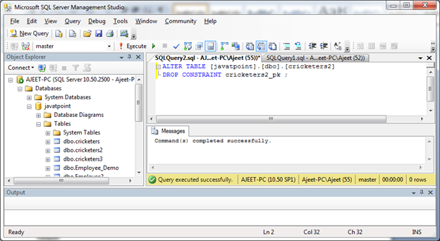 Sqlserver 删除主键sqlserver基础教程文档sqlserver 删除主键学习手册 编程宝典