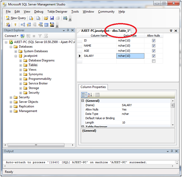 Sqlserver 创建表sqlserver基础教程文档sqlserver 创建表学习手册 编程宝典