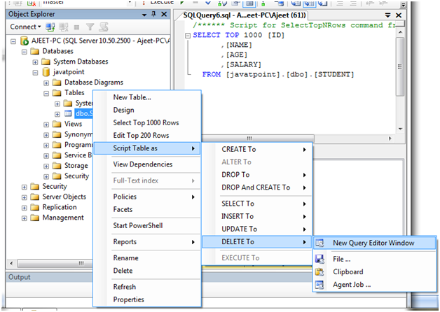 Sqlserver 删除数据sqlserver基础教程文档sqlserver 删除数据学习手册 编程宝典