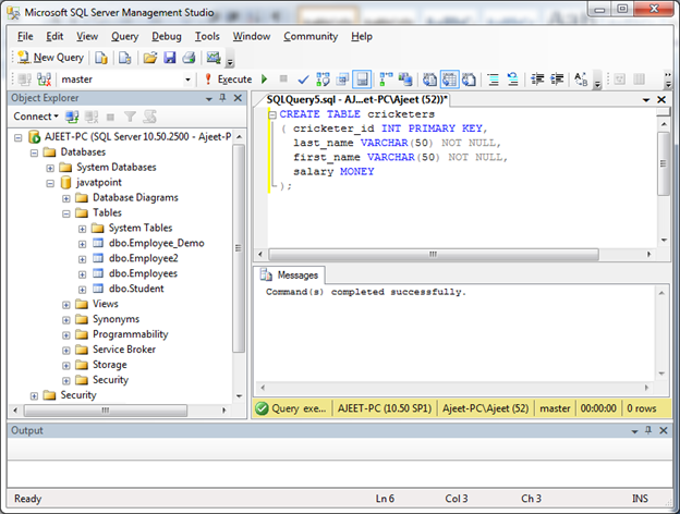 Sqlserver 主键sqlserver基础教程文档sqlserver 主键学习手册 编程宝典