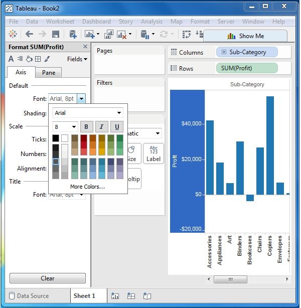Tableau 格式tableau基础教程文档tableau 格式学习手册 编程宝典