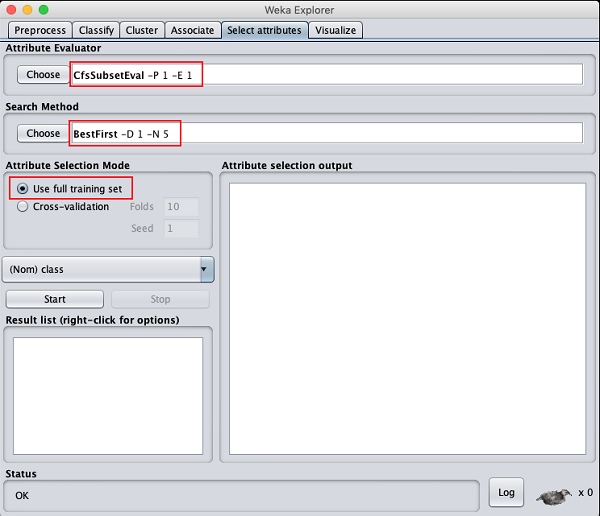 Weka Function Selection(WekaBasic Tutorial Documents)Weka Function ...